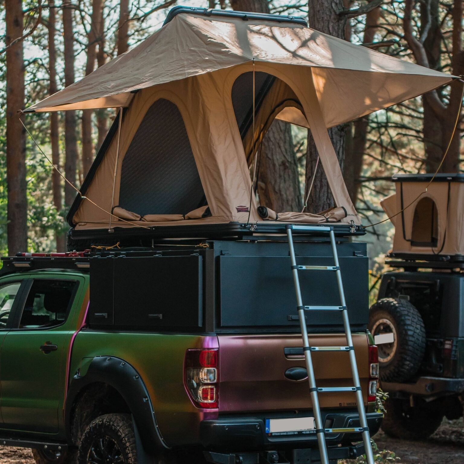 Tente de toit coque rigide - Tente Aventure